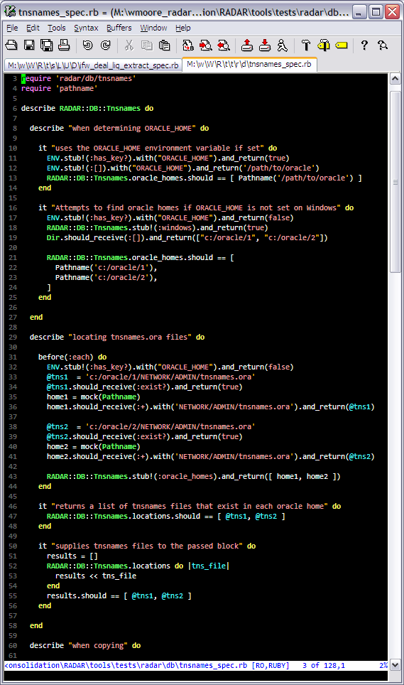Customised GVim